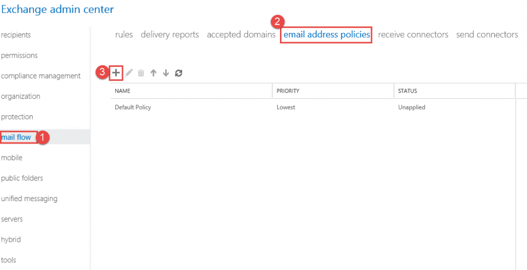 Create an email address policy in Exchange 2013/2016 - COLLABORATION PRO