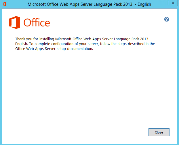 Install Office Web Application Server On Server 2012 R2