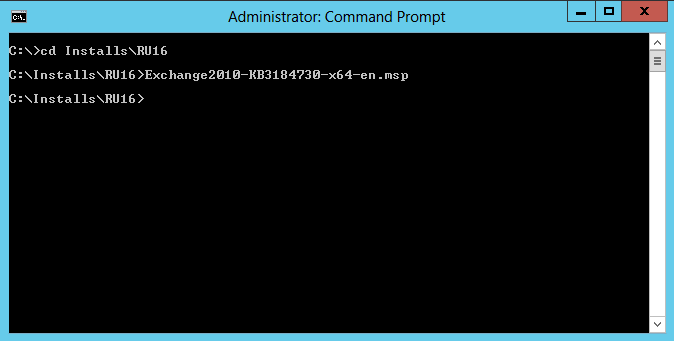 Exchange 2010 - Installing a new Rollup - COLLABORATION PRO Exchange 2010 - Installing a new Rollup - COLLABORATION PRO