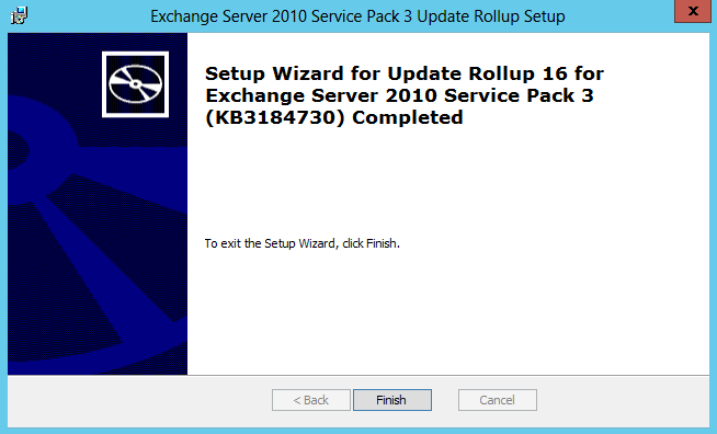 Exchange 2010 - Installing a new Rollup - COLLABORATION PRO Exchange 2010 - Installing a new Rollup - COLLABORATION PRO